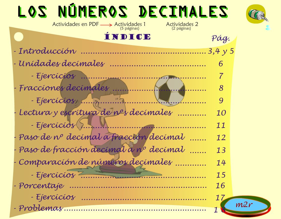 Matemáticas: Números decimales