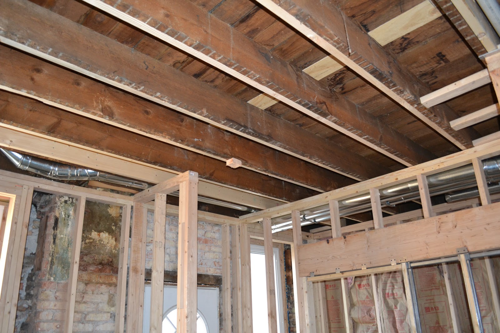 The Renovation of our 1885 Chicago Row House: Framing Near Completion ...