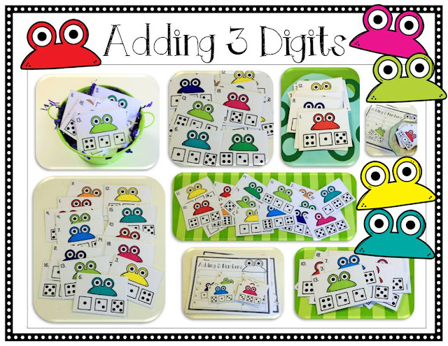 Doodle Bugs Teaching {first grade rocks!}: Frog Frenzy {Math Centers ...