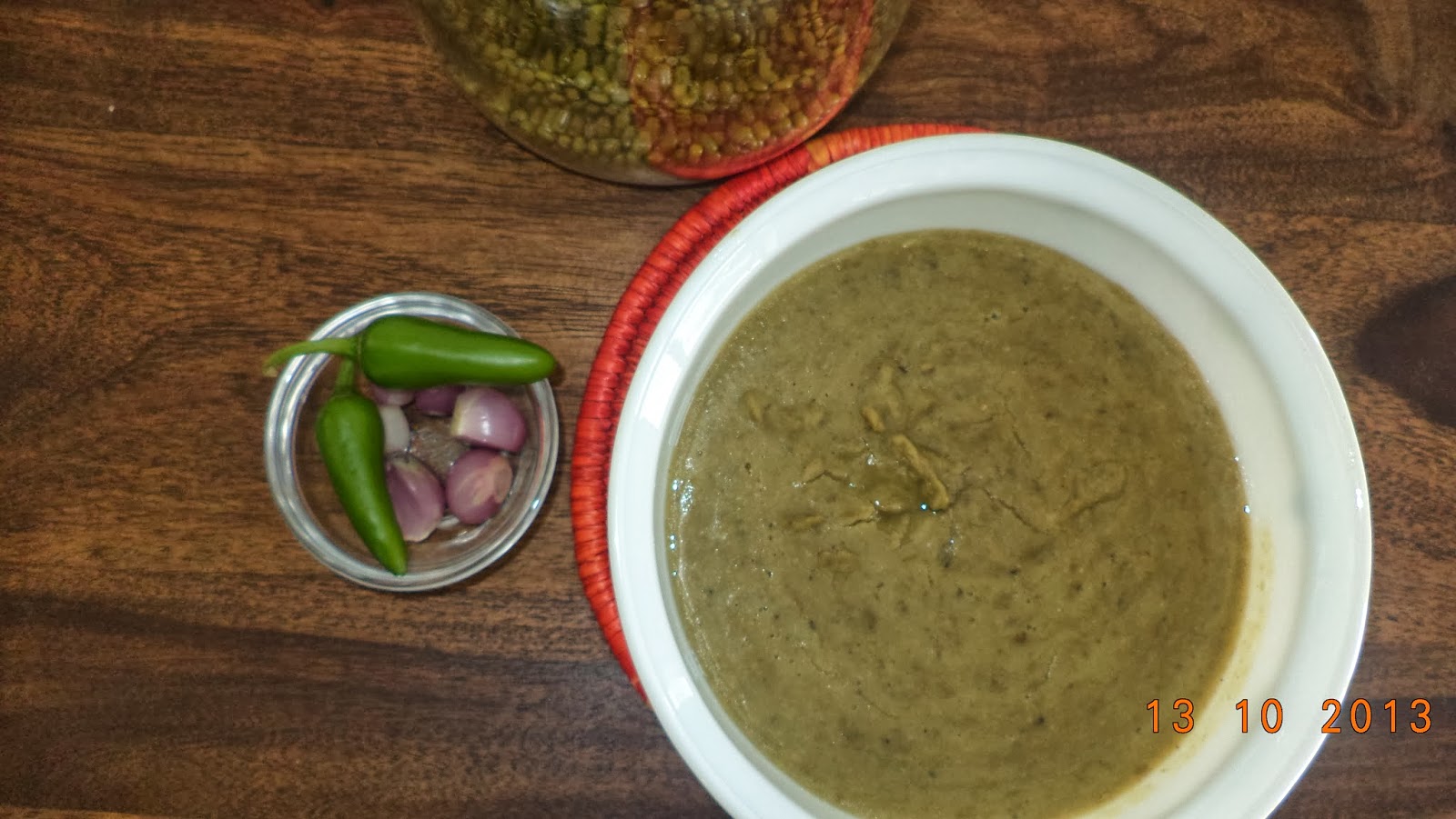 Pink-Lemon-Tree: Green gram dhal