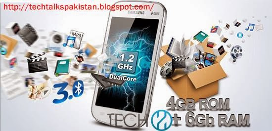 Tech Talks Pakistan: Samsung Galaxy S Duos 2 (GT-S 7582) price in ...