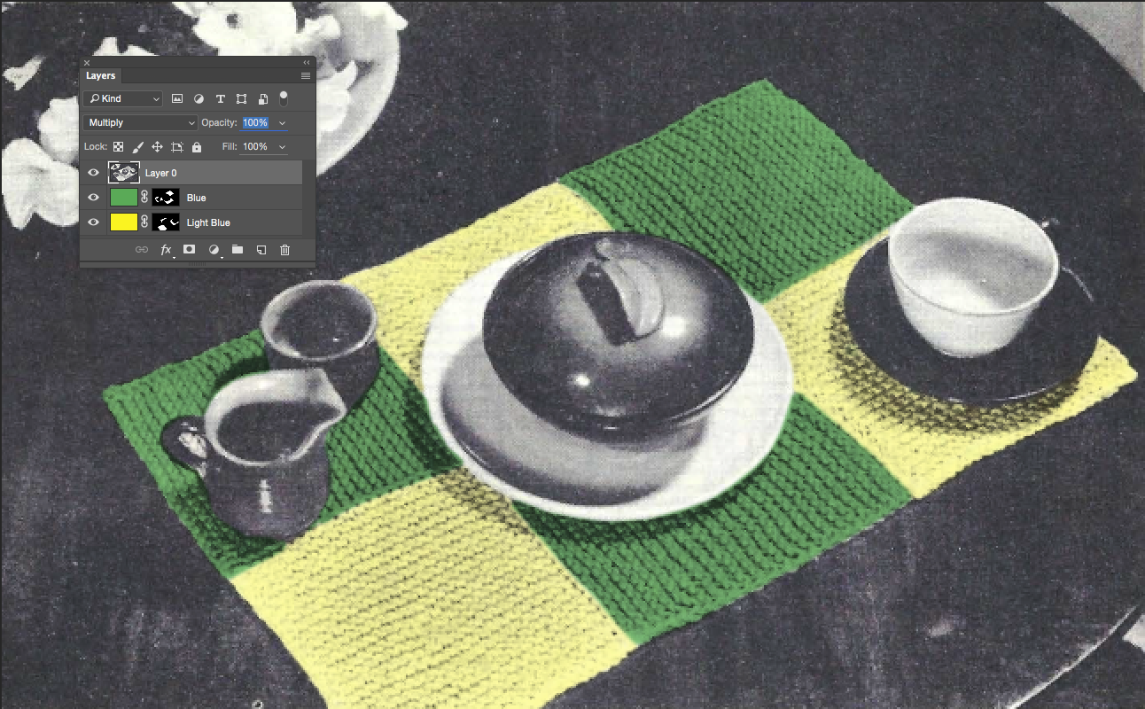 Document Geek: Number Knitting #2: Colorizing Photos in Photoshop