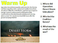Students of History: Daily Warm Up Question for ALL of World History!