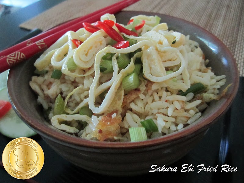 PATYSKITCHEN: BLESSING FRIDAY MORNING WITH SAKURA EBI FRIED RICE AND ...