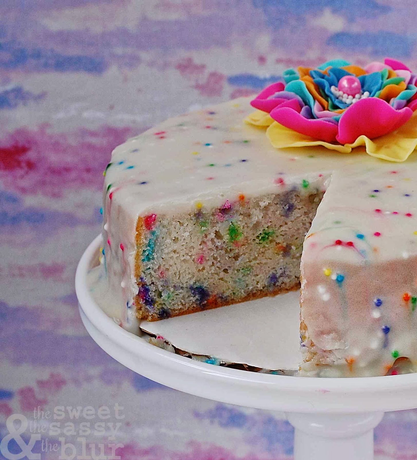 The Sweet, The Sassy and The Blur: Water Color Cupcake Tutorial