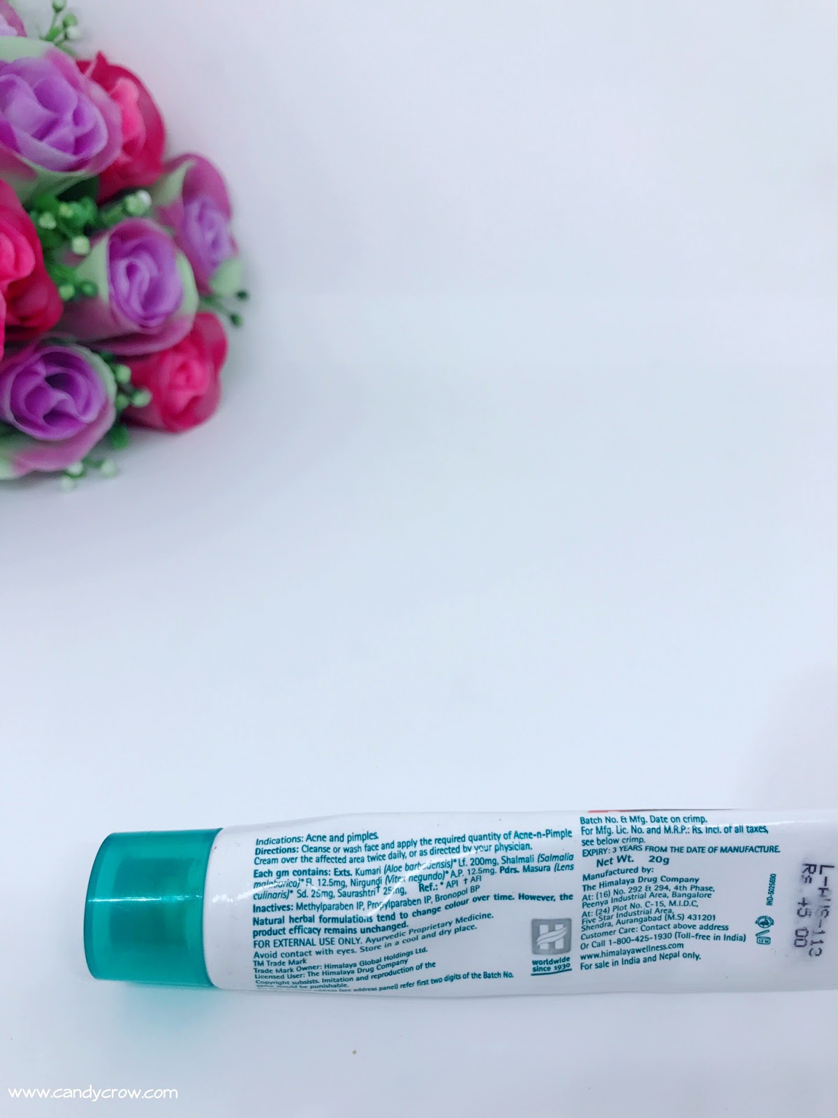 Himalaya Acne n Pimple Cream Review - Candy Crow