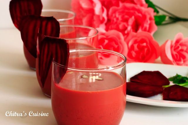 Chitra's Cuisine: Beetroot Kheer/Beetroot Payasam