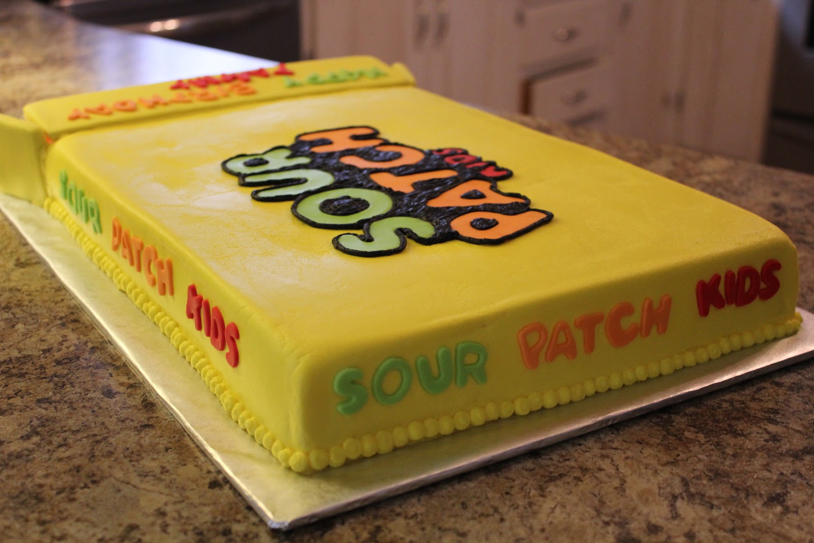 A Blissful Bash: Sour Patch Kids cake