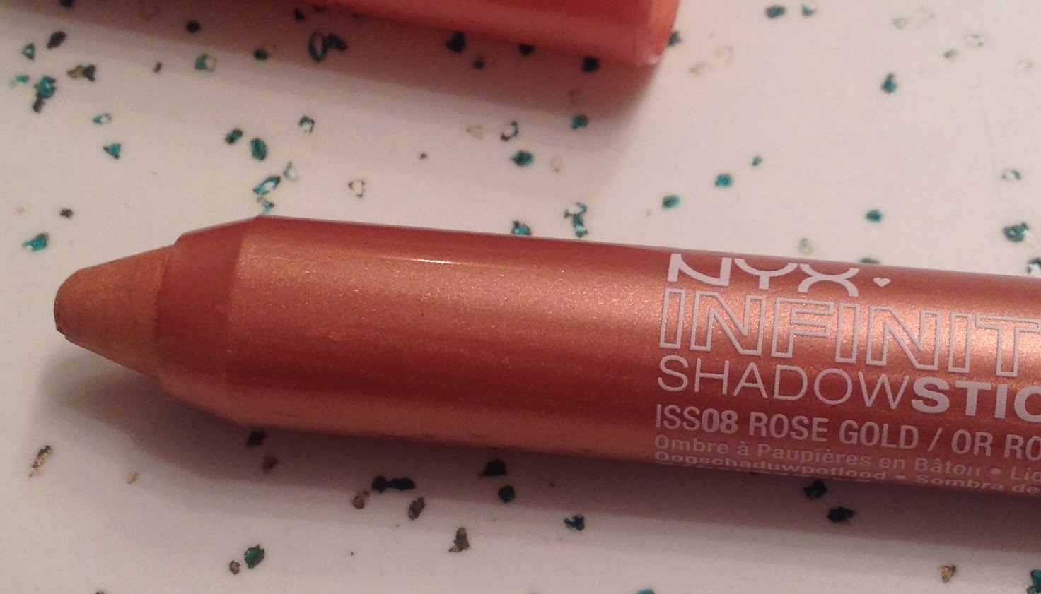 SheSparkles: Swatch & Review: NYX Infinite Shadow Stick: Rose Gold