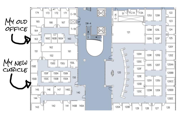 Near Normalcy: Cubicle.