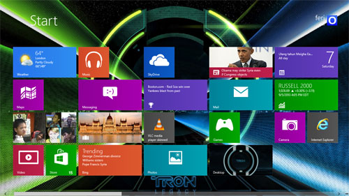 Tron Legacy Theme For Windows 7 And 8 8.1 | Ouo Themes
