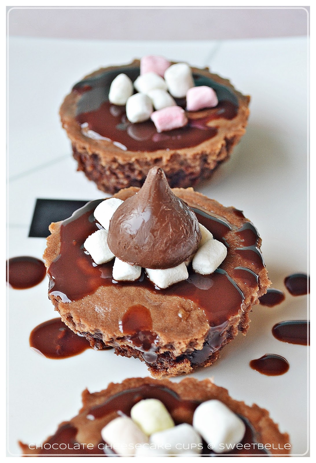 s w e e t b e l l e: Chocolate Cheesecake Cups