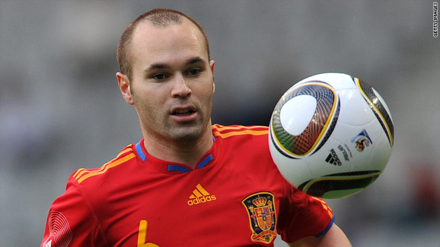 Football Players: Andres Iniesta Lujan Profile and Images,Pictures 2012