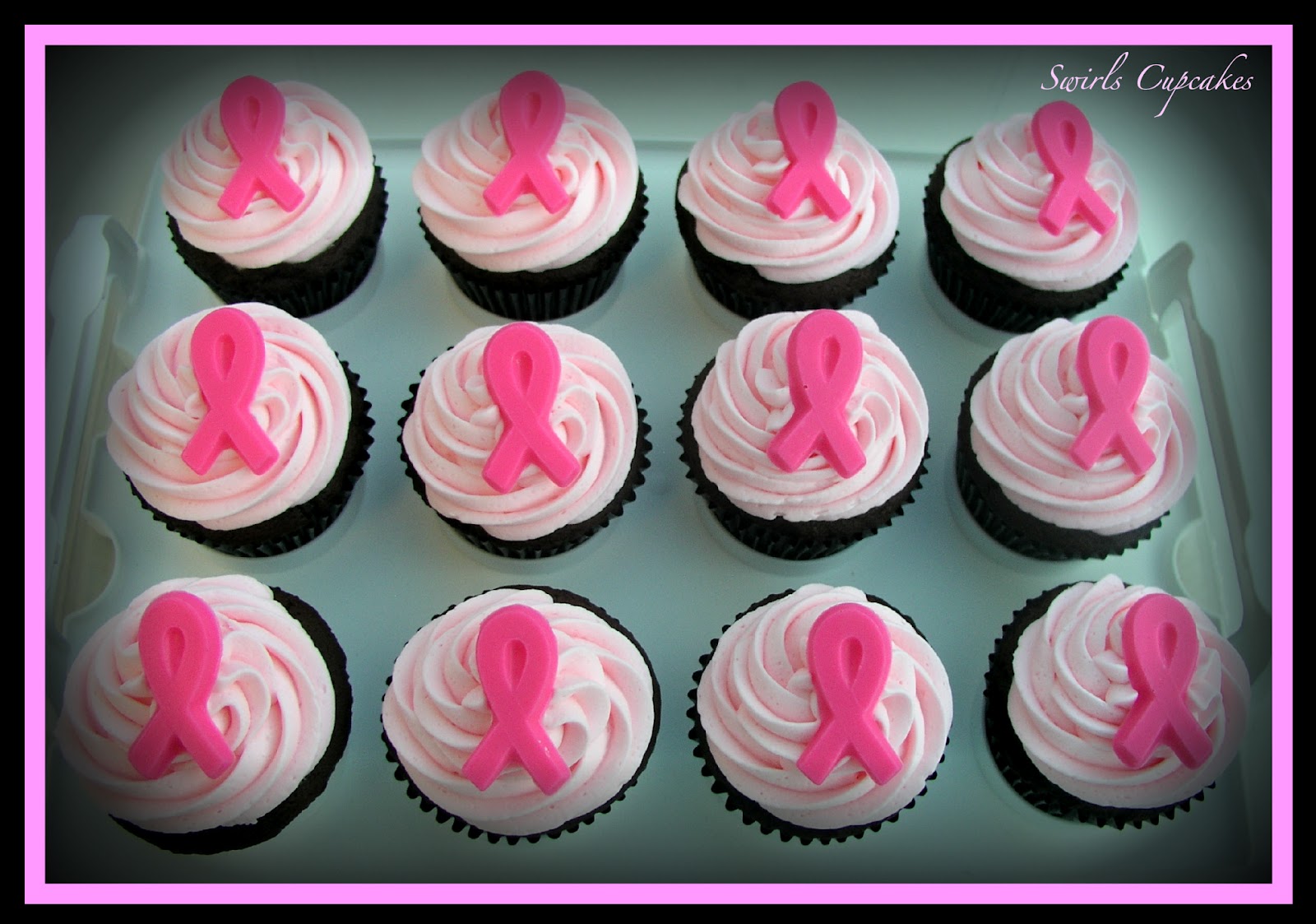 Swirls Cupcakes!: Cancer Awareness Cupcakes