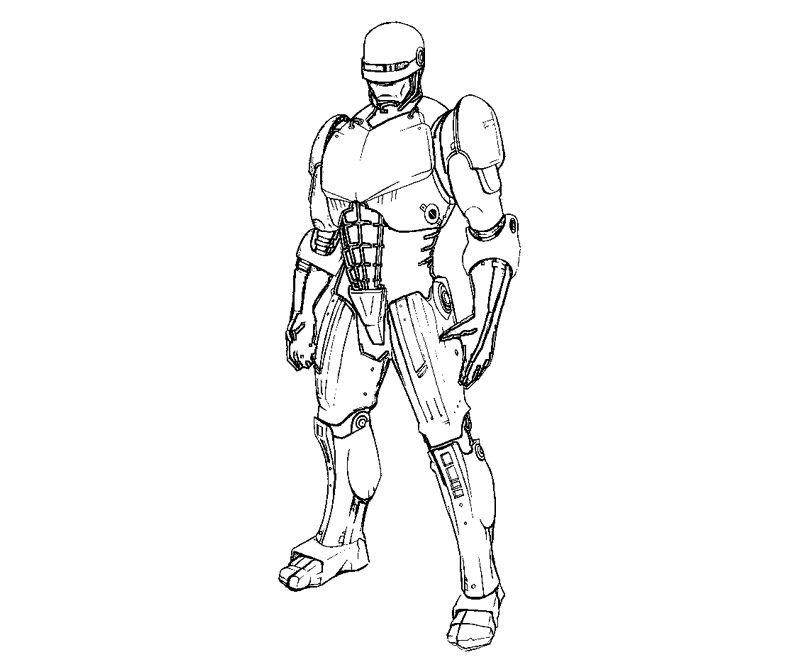 Robocop Coloring Pages Coloring Pages