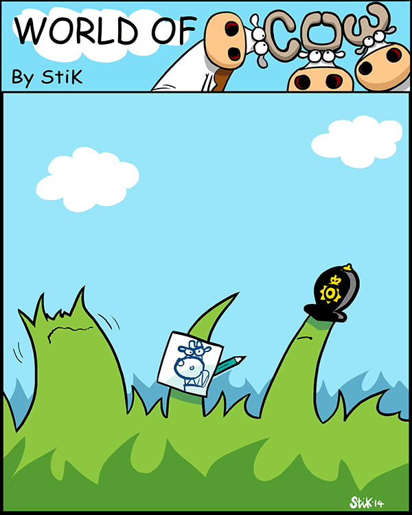 The Cartoonist known as StiK: World of Cow