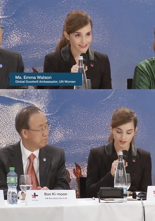 Emma Watson gives a speech on gender equality