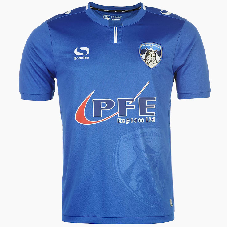 Oldham Athletic 17-18 Home & Away Kits Released - Footy Headlines