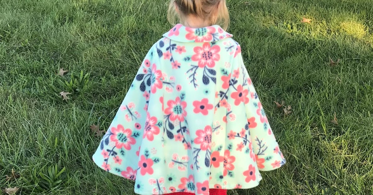Sew a Fleece Cape or Poncho: Simplicity 8524