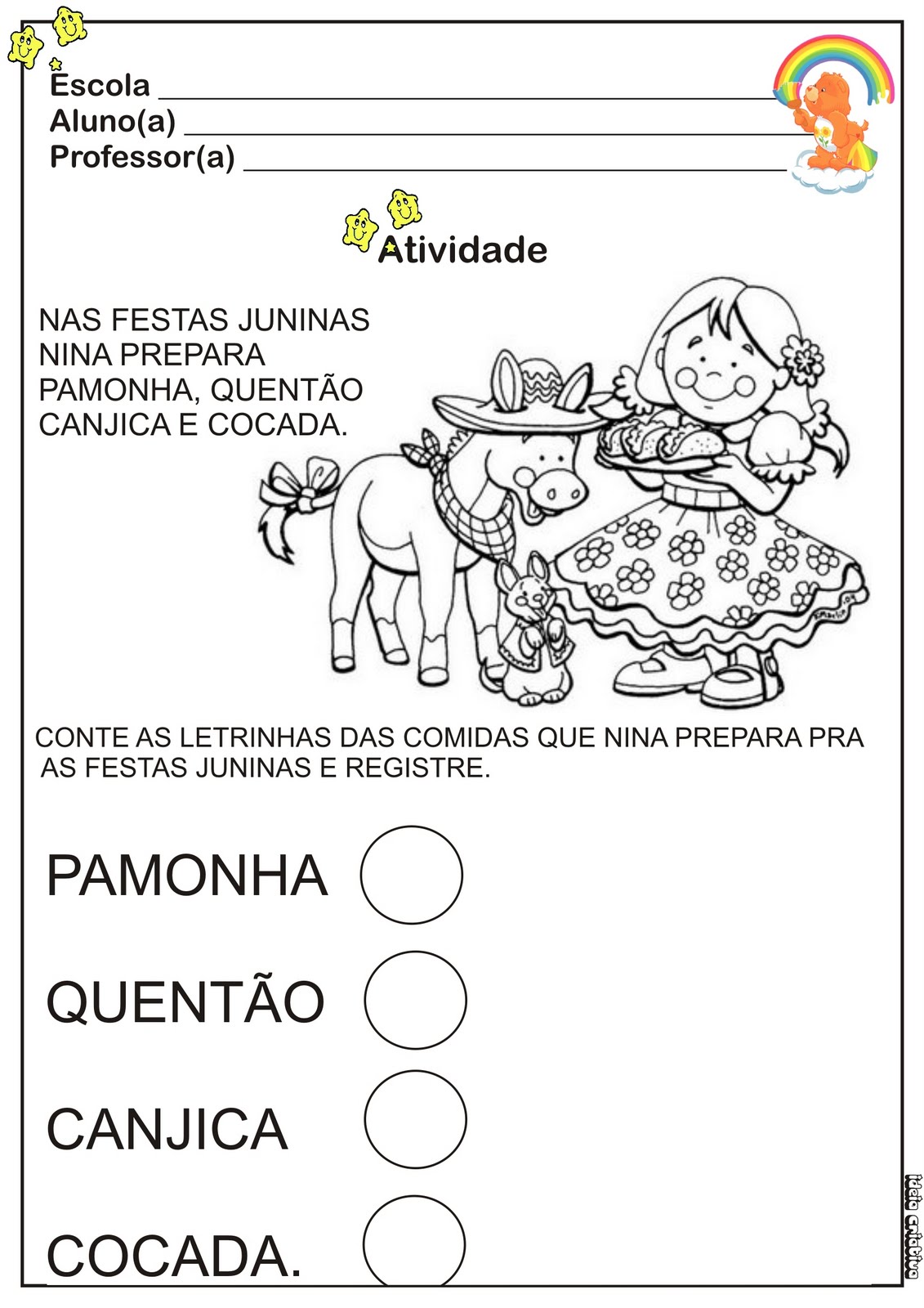 Atividade Da Festa Junina - NAZAEDU