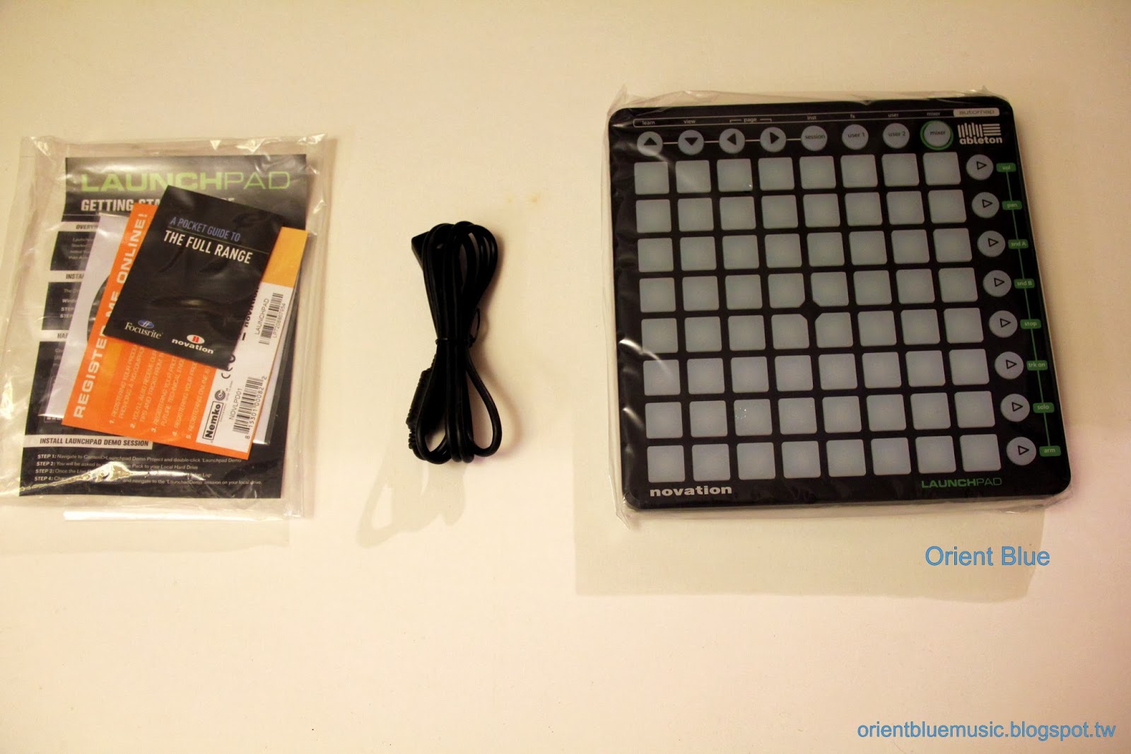 Orient Blue Music: Novation LaunchPad Unboxing & Comparison with the ...