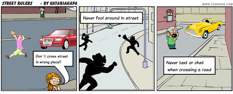 ENGLISH IS EASY! ENGLISH IS OK!: STREET SAFETY RULES