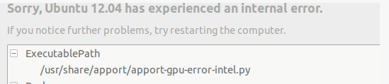 Technolabsz How To Fix Apport Gpu Error Intel Py Crash In Ubuntu 12 04
