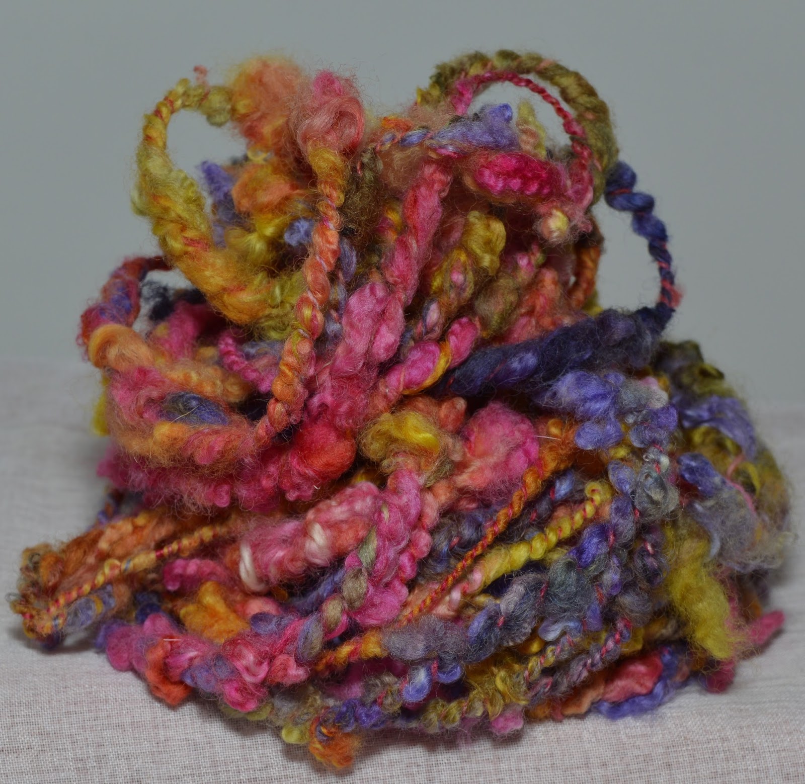 Design Dye Beam Weave: New hand-spun yarns