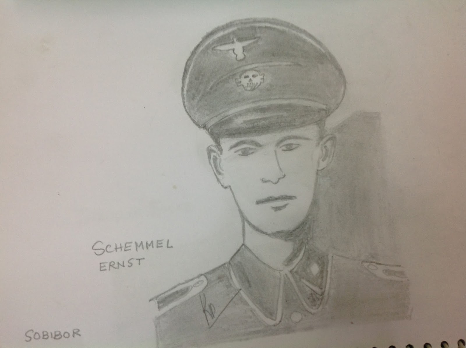 Dr K Prabhakar Rao's blog: Pencil sketches of Nazis by Dr K Prabhakar Rao