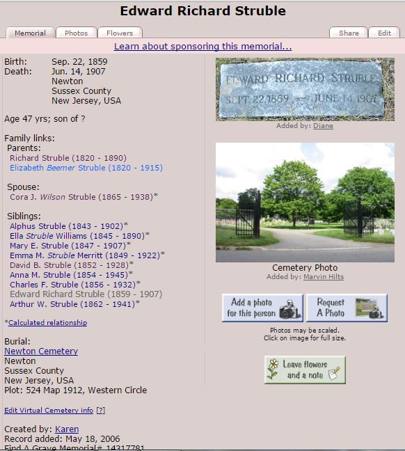 Genea-Musings: Making Progress on My Auble Cousins - Post 10: The Strubles