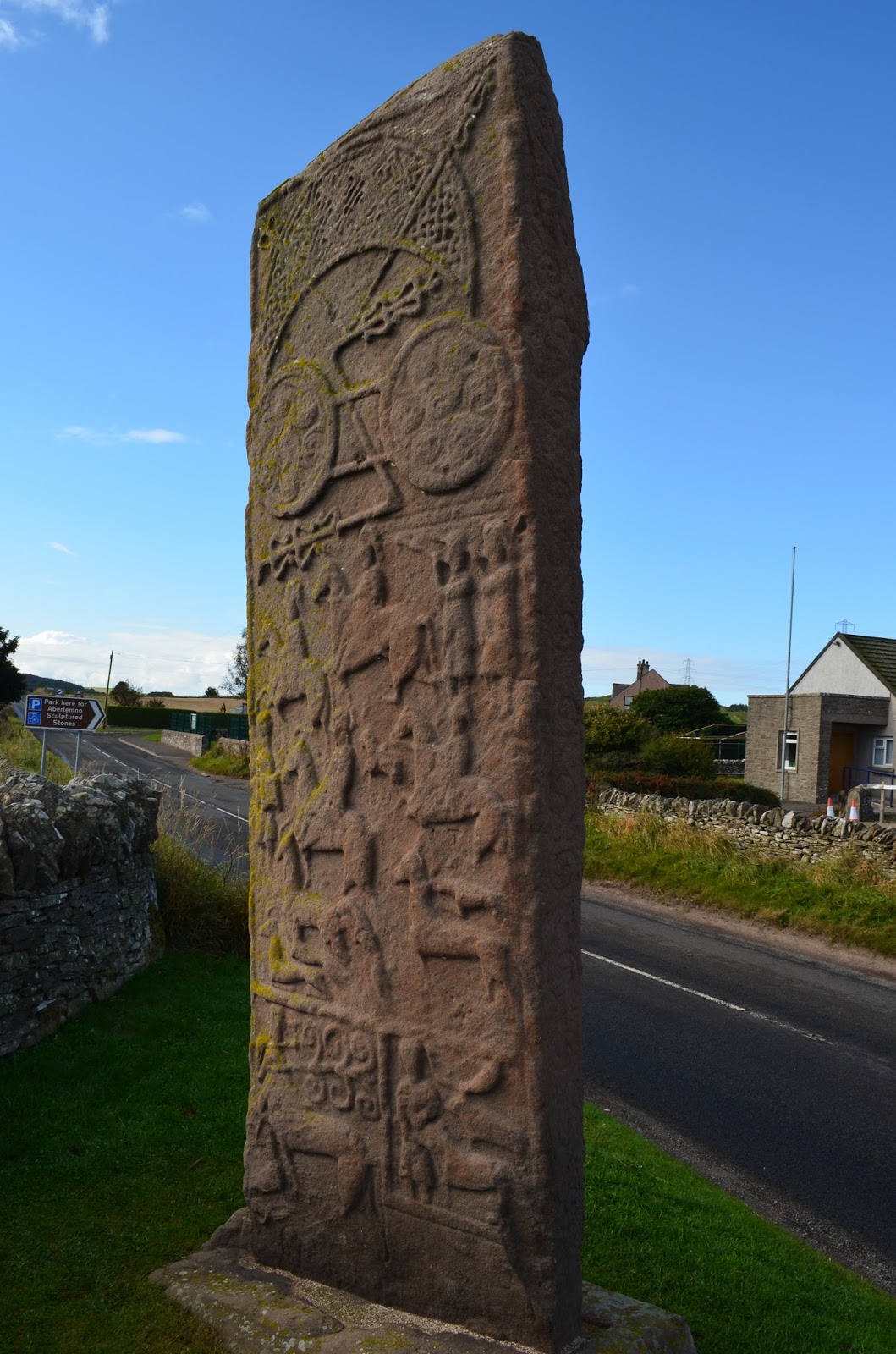Mountain and Sea Scotland: Aberlemno Pictish stones