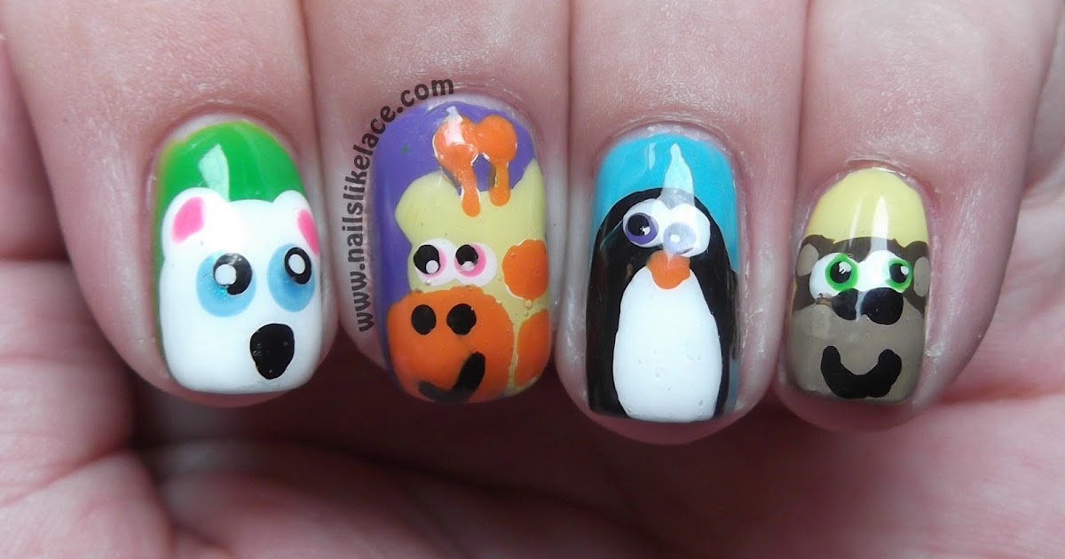 NailsLikeLace: Zoo Animal Nails
