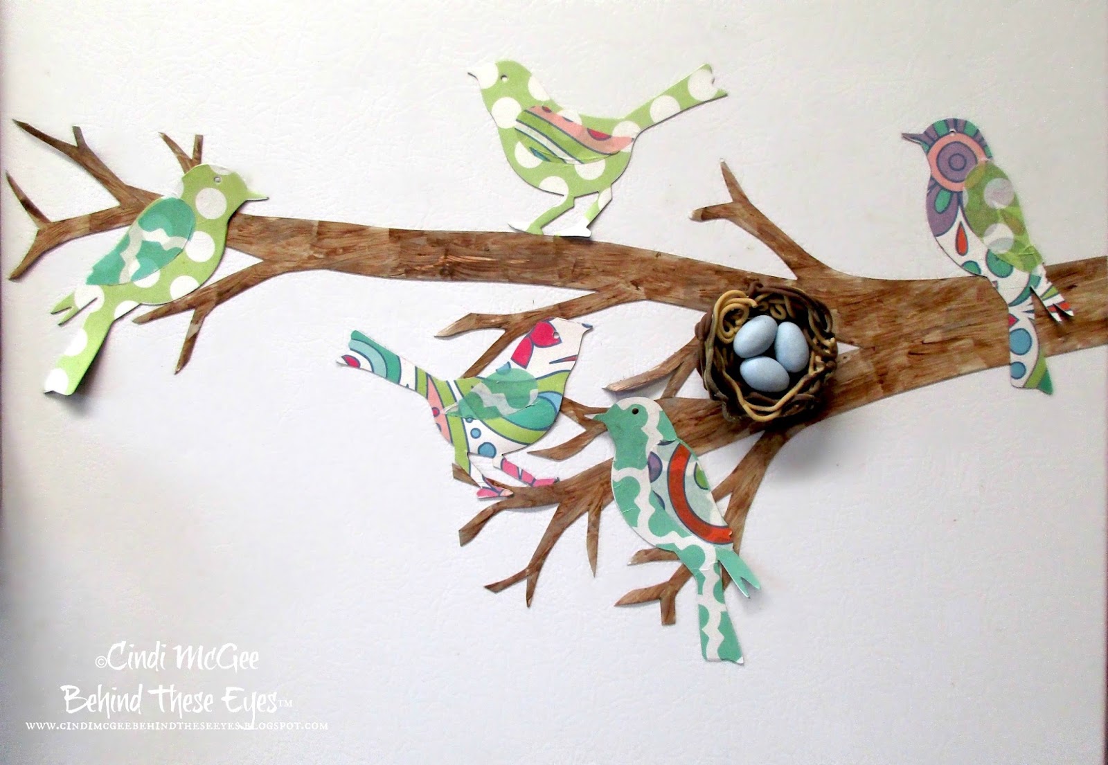 Springtime Birds Refrigerator Magnets - DIY When Creativity Knocks ...