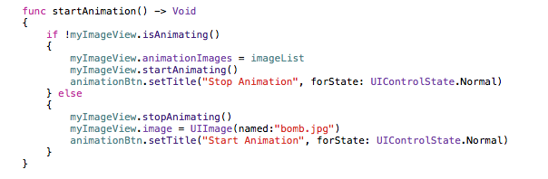 Apple Swift Tutorials: UIImageView Animation Tutorial