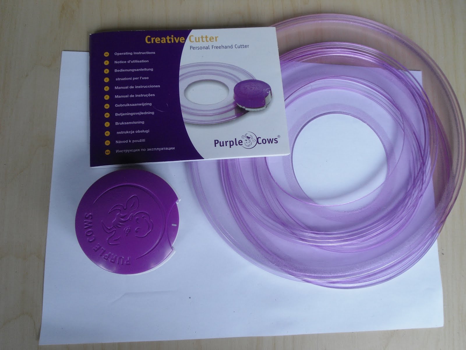 Silvie`s Flohmarkt: 198.Purple Cows Creative Cutter Set