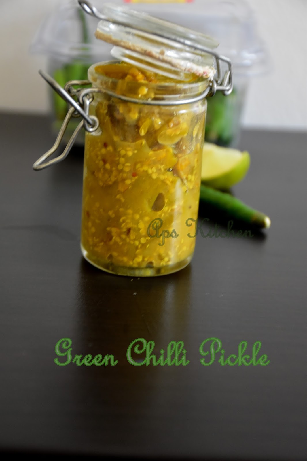 Green Chilli Pickle