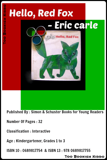 Hello, Red Fox - Eric Carle (1998) | Too Bookish Kiddo