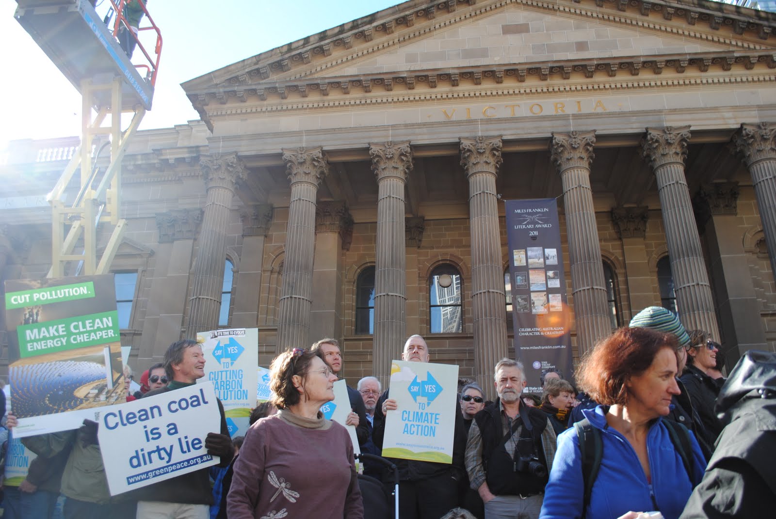 Climate Change Rally Melbourne - The Greening of Gavin