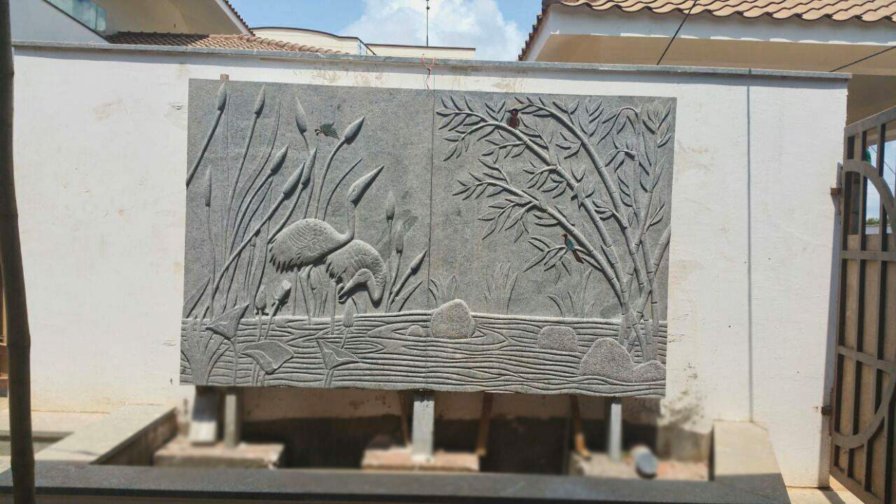 Stone carving designs for interior and landscapes - Kerala Home Design ...