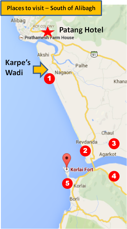 Around Alibagh in 2 days