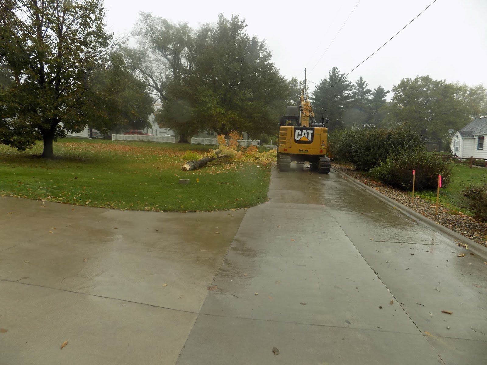 The Midnight Carver: Rainy Autumn Day In Wellman, Iowa.