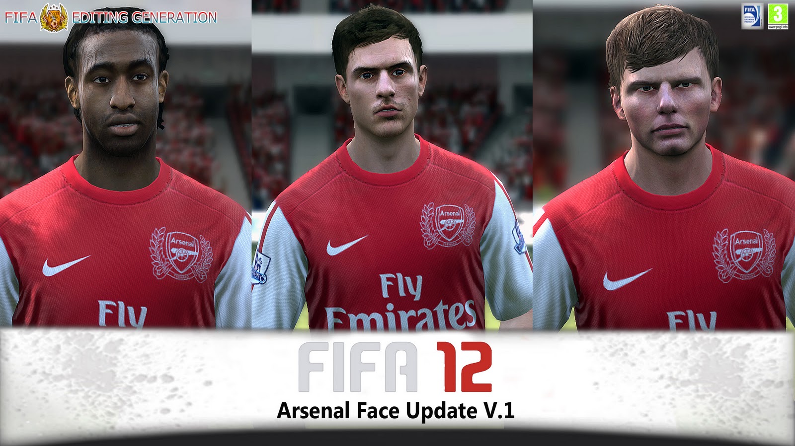 Arsenal Face Update V.1 | FIFA/ PES Editing Generation