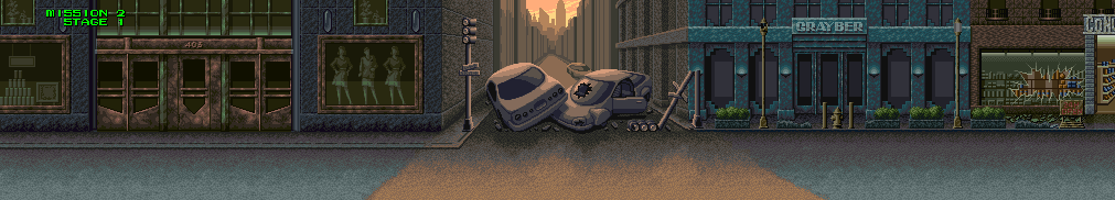 Papel Digital: Sprites alien storm arcade