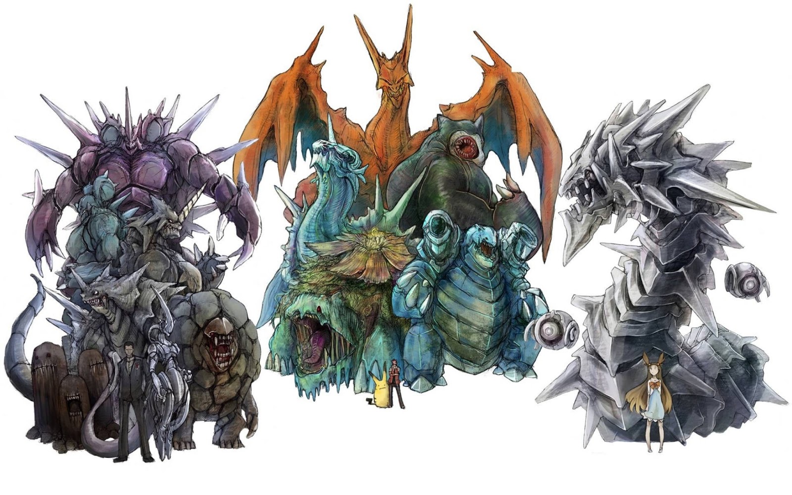 THE BLOG: Старые мульты по новому №3. Pokemon. (57 картинок)