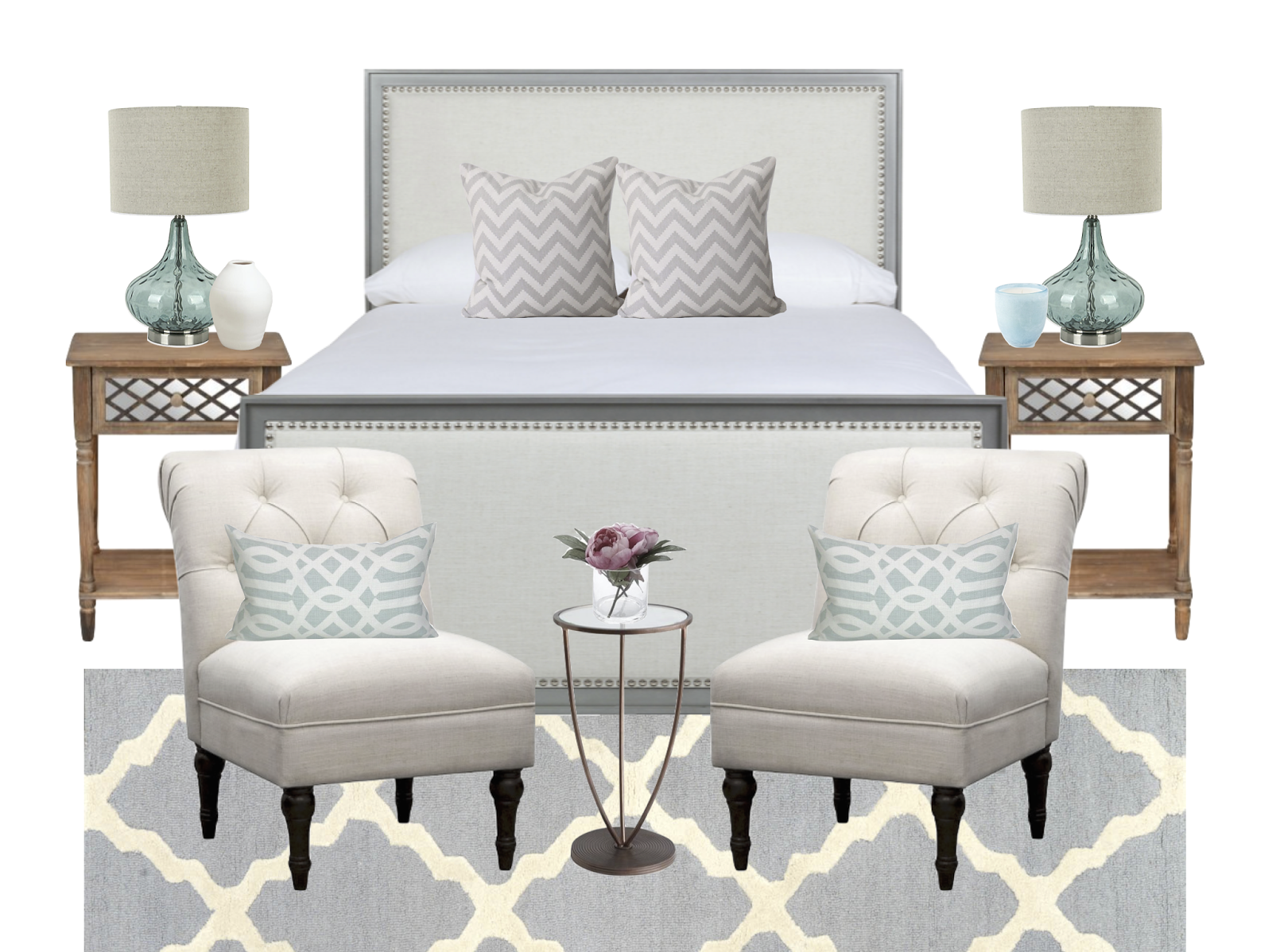Copy Cat Chic Room Redo | Serene Beach House Bedroom | Copy Cat Chic ...