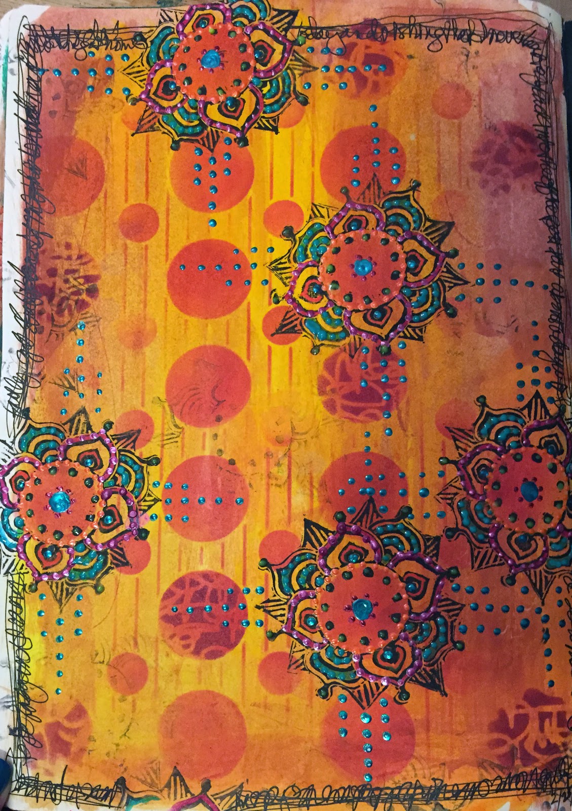 StencilGirl Talk: Use Your StencilClub Stencils with Hand-carved Stamps