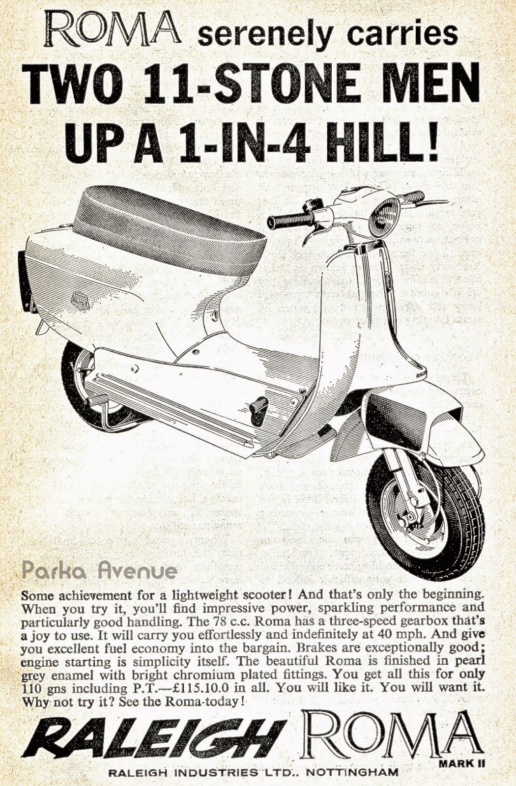 Parka Avenue: Scooters That Never Became Popular With Mods