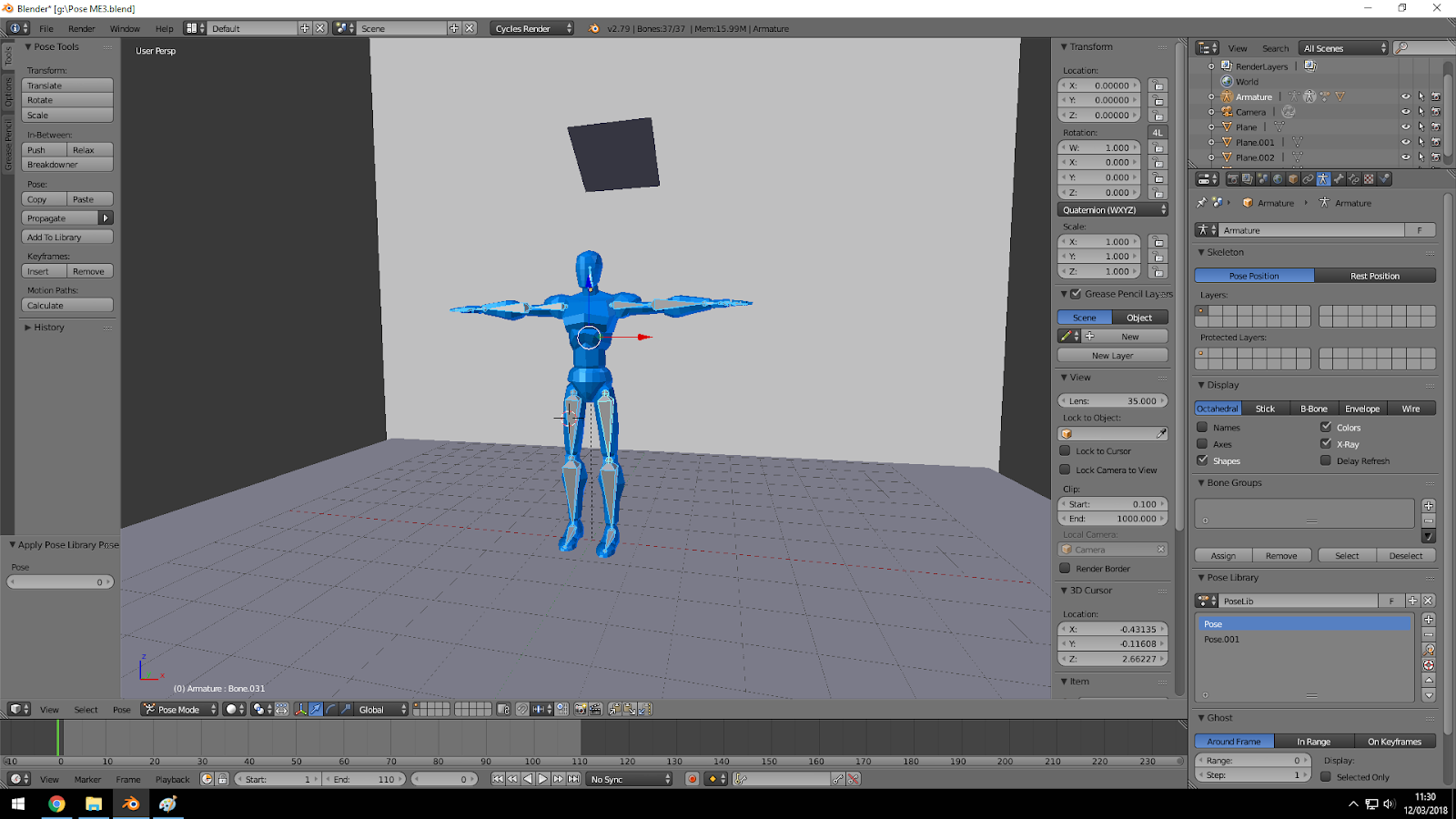 Unit 67 - 3D Animation: Assignment 1 | Task 2 - Skills Audit