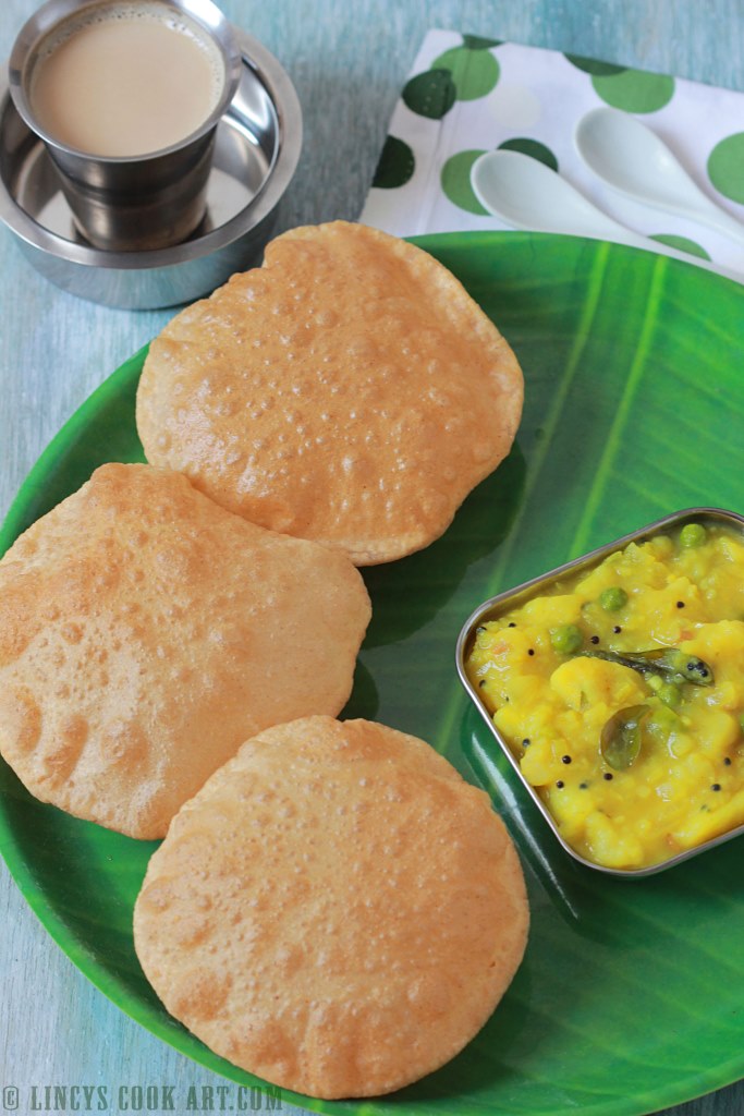 Poori | Puffy Poori ~ Lincy's Cook Art