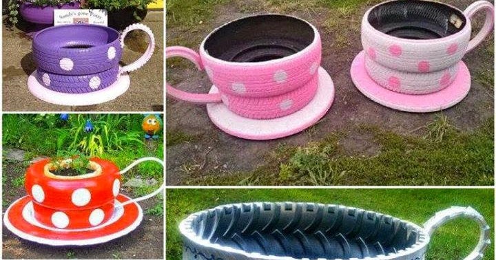 DIY : Pasu Bunga Dari Tayar | Tahukah - Info